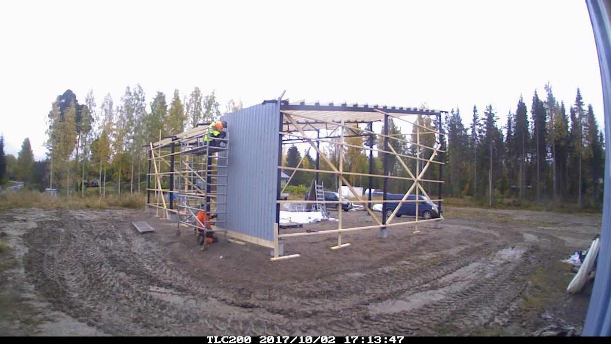 Weckman KS-10/3 -konekatoksen pystytys - Katos kohtuuajassa - Maatalous - Koneviesti